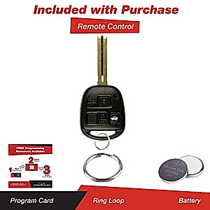KeylessOption Keyless Entry Remote Control Car Key Fob Replacement for HYQ1512V