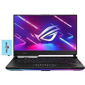 ASUS ROG Strix Scar 15.6" 2K 240Hz IPS Gaming Laptop (Intel i9-12900H 14-Core, 64GB DDR5 4800MHz RAM, 2TB PCIe SSD, GeForce RTX 3080 Ti 16GB, RGB Backlit KYB, WiFi 6, Win11P) w/Hub