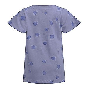 Disney Nightmare Before Christmas Girls 3 Pack Short Sleeve T-Shirt for Toddler to Big Kids Purple