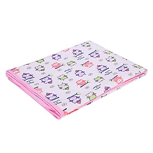 Baby Waterproof Bed Pad Reusable Bed Wetting Incontinence Cover Washable Mattress Pad Breathable Cotton Pee Pads Protector Heavy Absorbency Cartoon Urine Bed Underpad Toddler Dipper Changing Pad