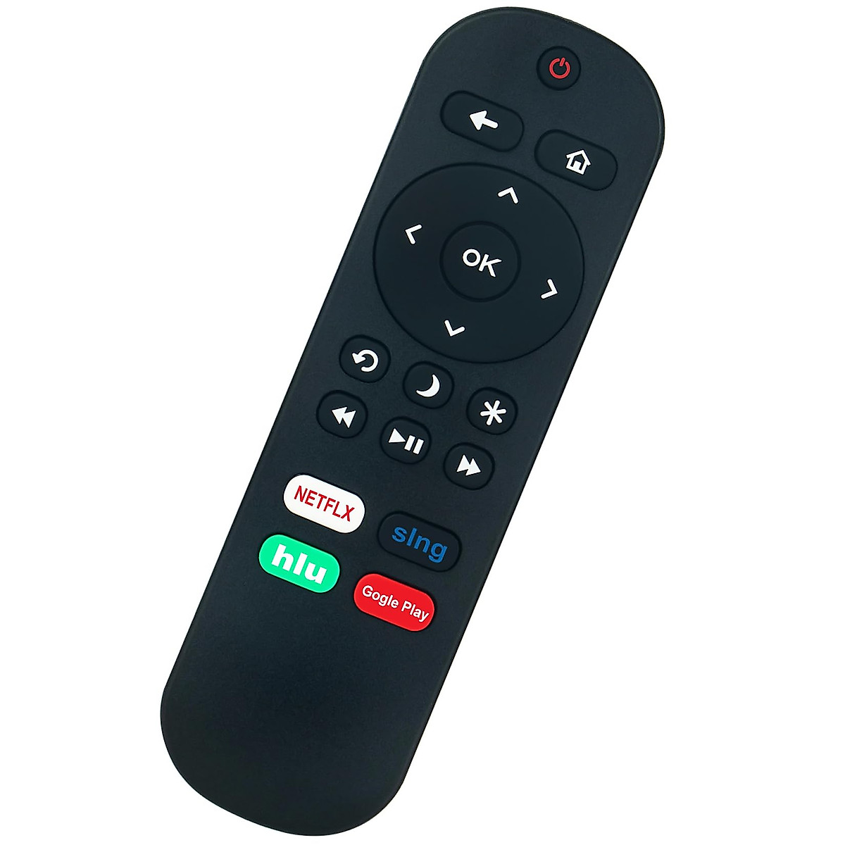NS-RCRUS-17 Replace Remote fit for Insignia Roku TV NS-24ER310NA17 NS-65DR620NA18 NS-48DR510NA17 NS24ER310NA17 NS-32DR310NA17 NS-43DR710NA17 NS-55DR710NA17 NS-50DR710NA17 NS-43DR620NA18 NS-50DR620NA18