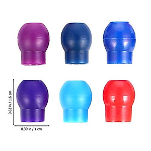 Replacement Ear Tips, 10 Pairs Stethoscope Earplugs Soft-Sealing Earbuds Stethoscope Ear Pieces Replacement Earplugs Accessories Replacement Ear Tips for Stethoscopes, Random Color
