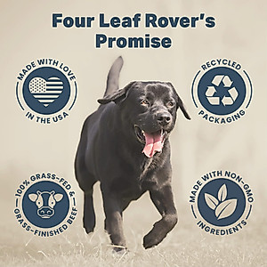 Four Leaf Rover: Bovine Colostrum from New Zealand Grass-Fed Cows - Dog Itch Relief and Immune Support (60-Day Supply)