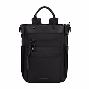 Sherpani Soleil, Anti Theft Convertible Backpack, Backpack for School, Laptop Backpack, Travel Backpack, Tote Bag, Crossbody Bag, Backpack Purse for Women, Fits 15 Inch Laptop (Carbon)