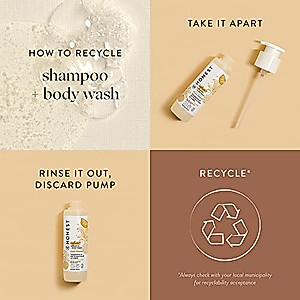 The Honest Company Sweet Orange Vanilla Conditioning Detangler Spray, 4 fl. oz. and The Honest Company Perfectly Gentle Sweet Orange Vanilla Shampoo + Body Wash, 10 Fl Oz (Pack of 1)