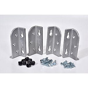 Bear Hollow Supply No-Mortise Corner Bed Bracket, Set of 4