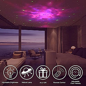 Utnmdd Astronaut Light Star Galaxy Projector - Star Night Light for Kids LED Sky Astronaut Projector with Timer, Remote Control and 360°Adjustable Rotating for Bedroom (Astronaut)