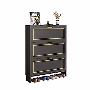 KIZQYN Shoe Storage Cupboard Shoe Cabinet Large Capacity Home Door Storage Space Simple Modern Small Apartment Entrance Cabinet Shoes Storage Cabine (Color : 50x24x118cm)