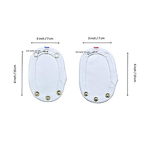 Baby Bodysuit Onesies Extender pack of 3 (Variety Pack, 2 Different Size snaps)