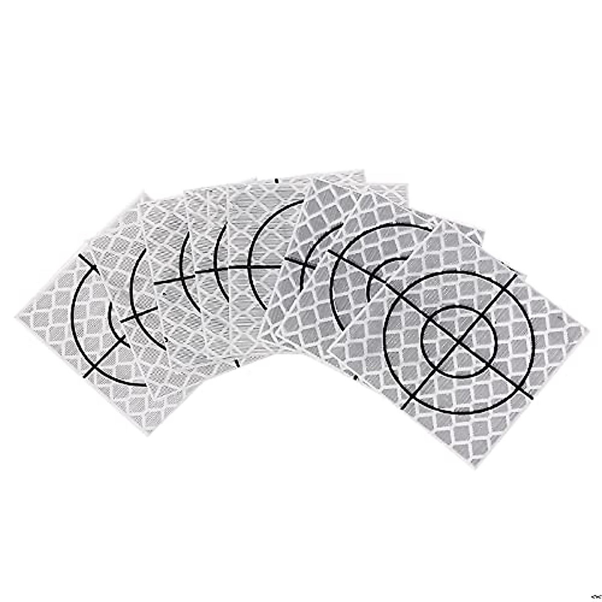 Survey Reflector Targets Self-adhesive Reflective Tapes 40mm20PCSwhite