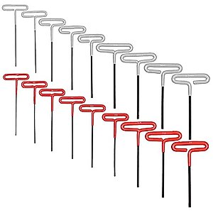 Owl Tools T Handle Allen Wrench Set (18 Pack - Metric and Standard) Industrial Grade Hex Keys