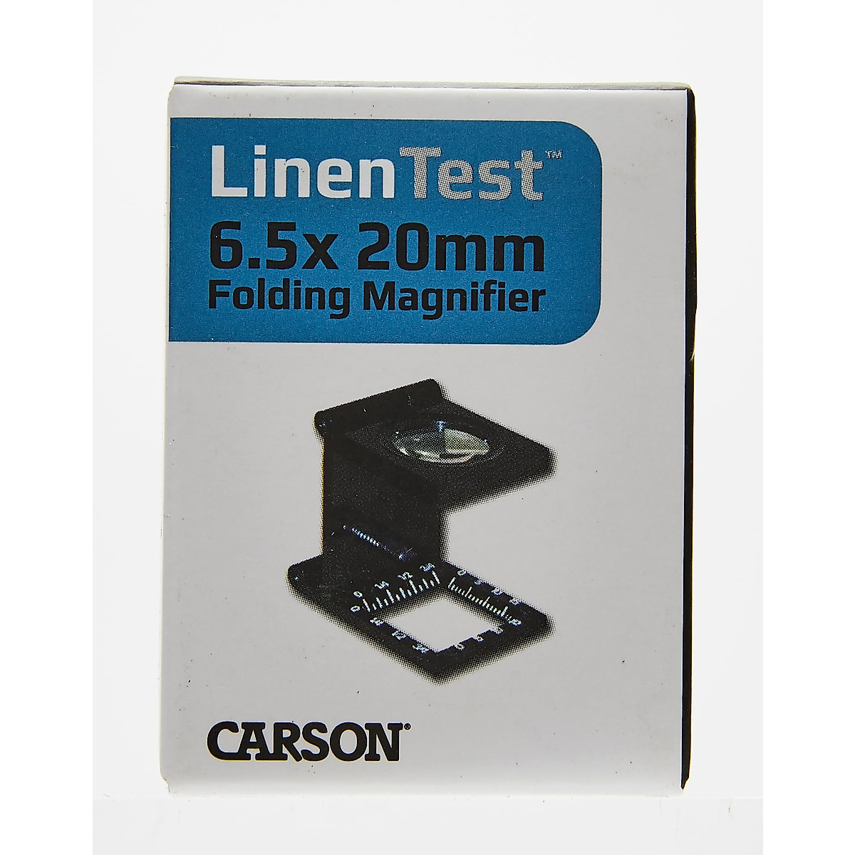 Carson® LinenTest 6.5x20mm Folding Magnifier (LT-20)