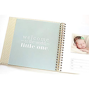 The Baby Memory Book: Beautiful Modern Baby Book and Scrapbook for Baby's First Years to Track Special Moments, Milestones and Growth from Pregnancy to First 5 Years