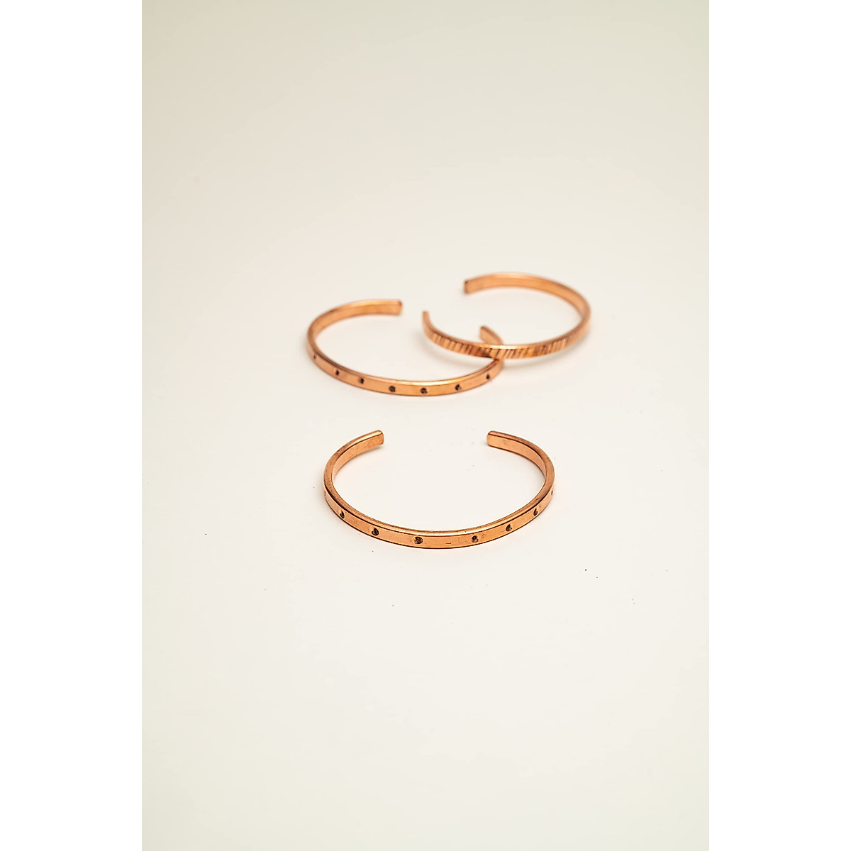 LEELA QUANTUM TECH Light Bracelet, hand crafted copper bracelet, allergen free, trendy design available in 2 variations, one size