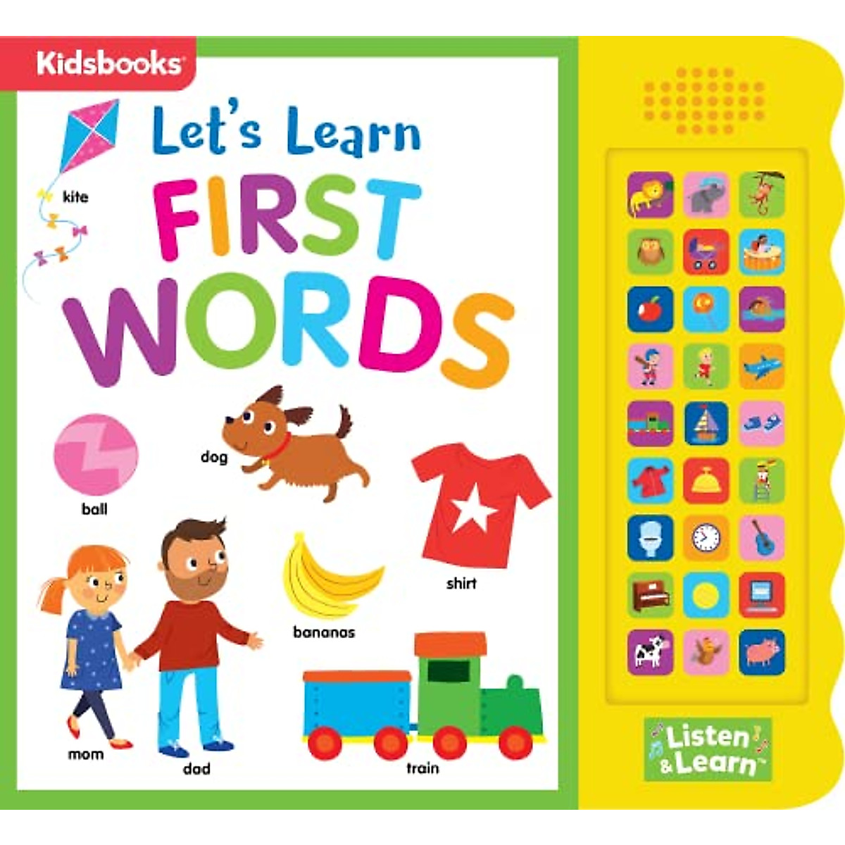 27-Button Sound Book Let's Learn First Words (Listen & Learn)