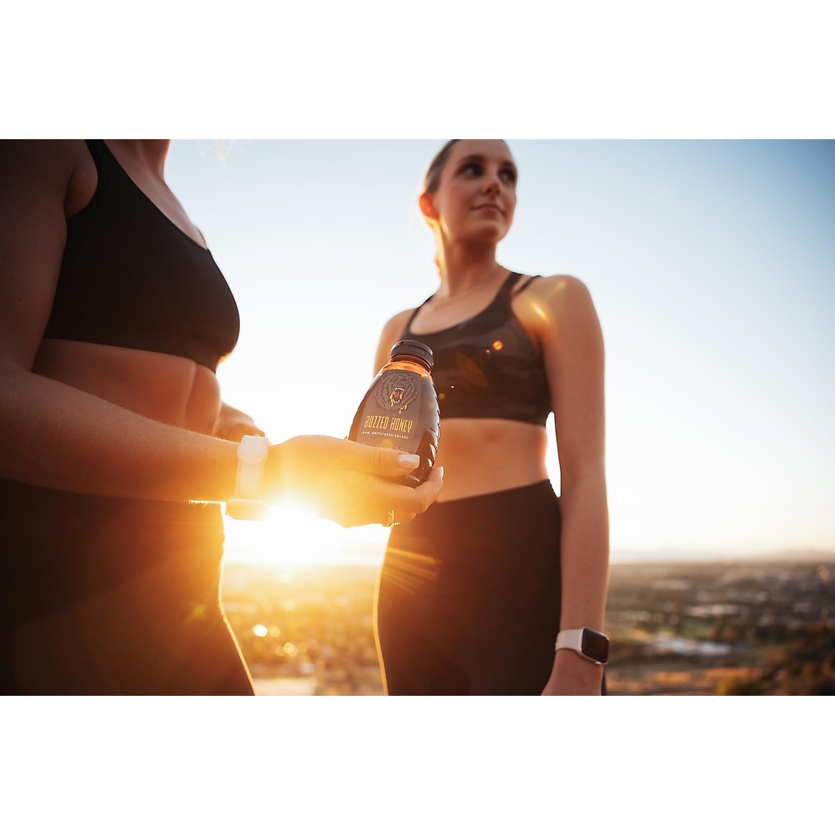 Buzzed Honey - 16oz (32 servings), Raw Unfiltered Honey, Preworkout, Natural, Clean Energy, Caffeinated, Strength, Endurance & Energy