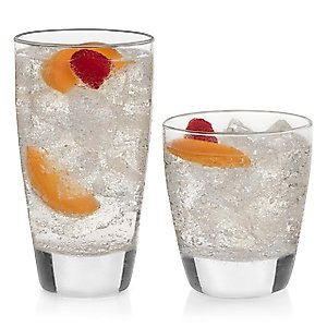 Libbey Classic 16-Piece Glass Tumbler and Rocks Set