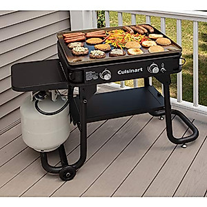 Cuisinart Flat Top Professional Quality Propane CGG-0028 28" Two Burner Gas Griddle