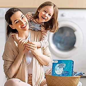 Laundry Detergent Sheets Fresh Scent: Maravello Hypoallergenic Laundry Soap -Eco-friendly Washing Detergent Sheets Plastic-Free Washer Sheets (Fresh Scent, 120 Count)