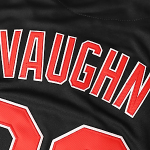 TKJPYWYH Ricky Vaughn 99 Movie Baseball Jersey,90s Hip Hop Clothing Stitched Sports Fan Shirt Navy Grey White S-3XL(99 Navy,XX-Large)