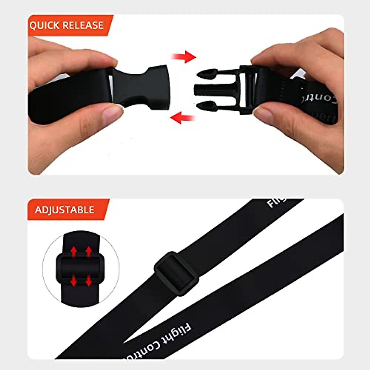 HeiyRC Mini 3 Pro Lanyard,For DJI RC Neck Strap Adjustable Shoulder Tape Band Soft,Compatible with DJI Mini 3/Mini 3 Pro Accessories