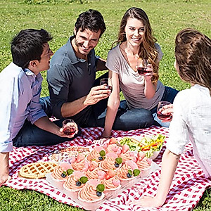 ChezMax (12 Counts x 16 Sets) Cupcake Containers 12 Count, Cupcake Boxes for 12 Cupcakes, Disposable Cupcake Cupcake Carrier Holders, Clear Plastic Containers with Detachable Tall Dome Lid