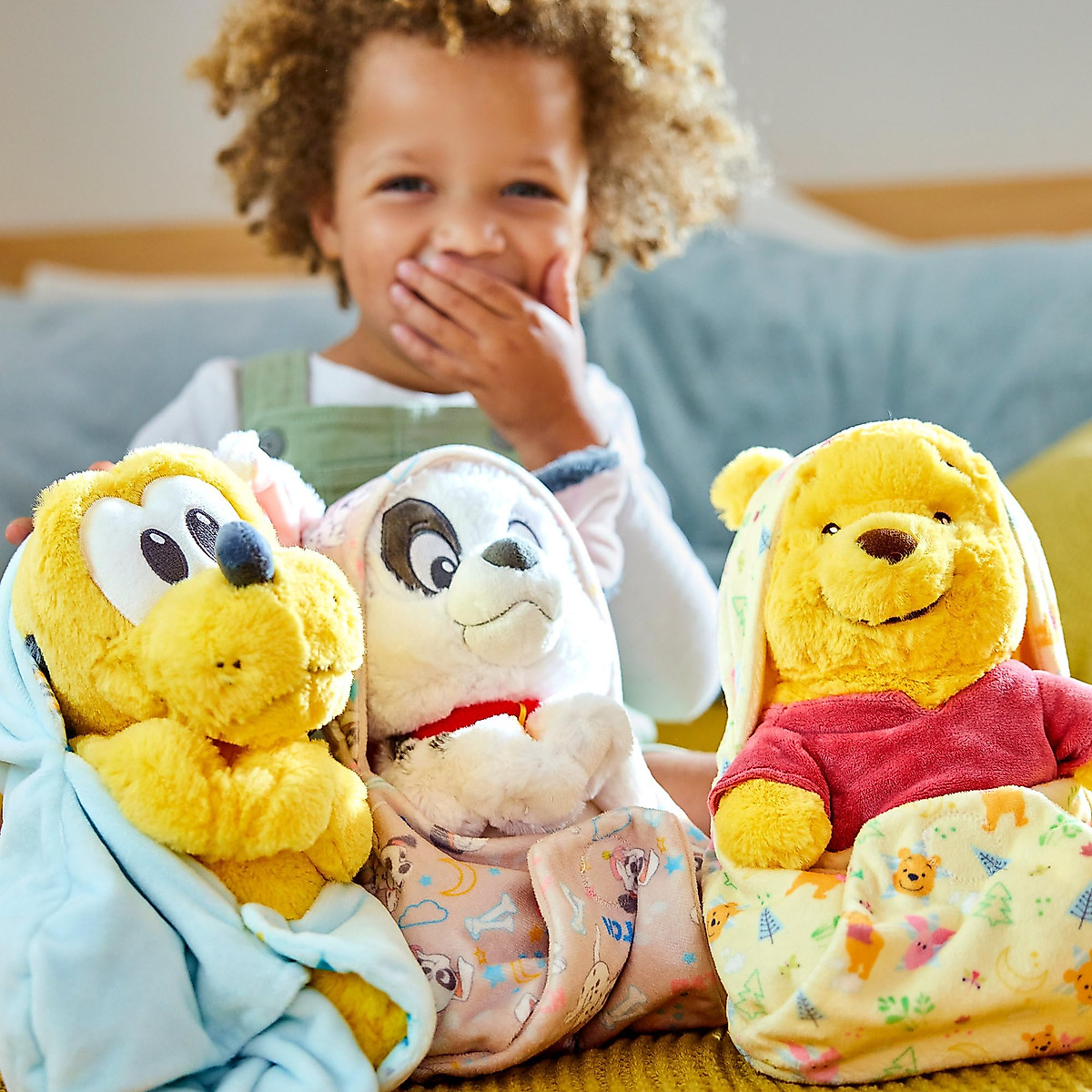 Disney Store Official Babies Collection: 10-Inch Winnie The Pooh Plush in Swaddle - Official Soft Toy for Fans & Kids