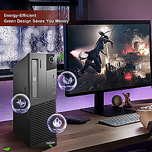 Lenovo ThinkCentre M93P SFF Desktop Computers, Intel Quad Core i7-4790 up to 4.0GHz, 32GB RAM, 1TB HDD, WiFi, DVD-RW, VGA, HDMI, Windows 10 Pro 64-bit (Renewed)