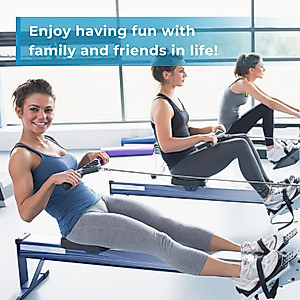 ArrogantF Rowing Machine Foot Straps Compatible with Concept 2 Rower (Models: D & E) Foot Strap Fitness Foot Straps Replacement Parts for Sunny Health Rowing Machine - 2 Pack