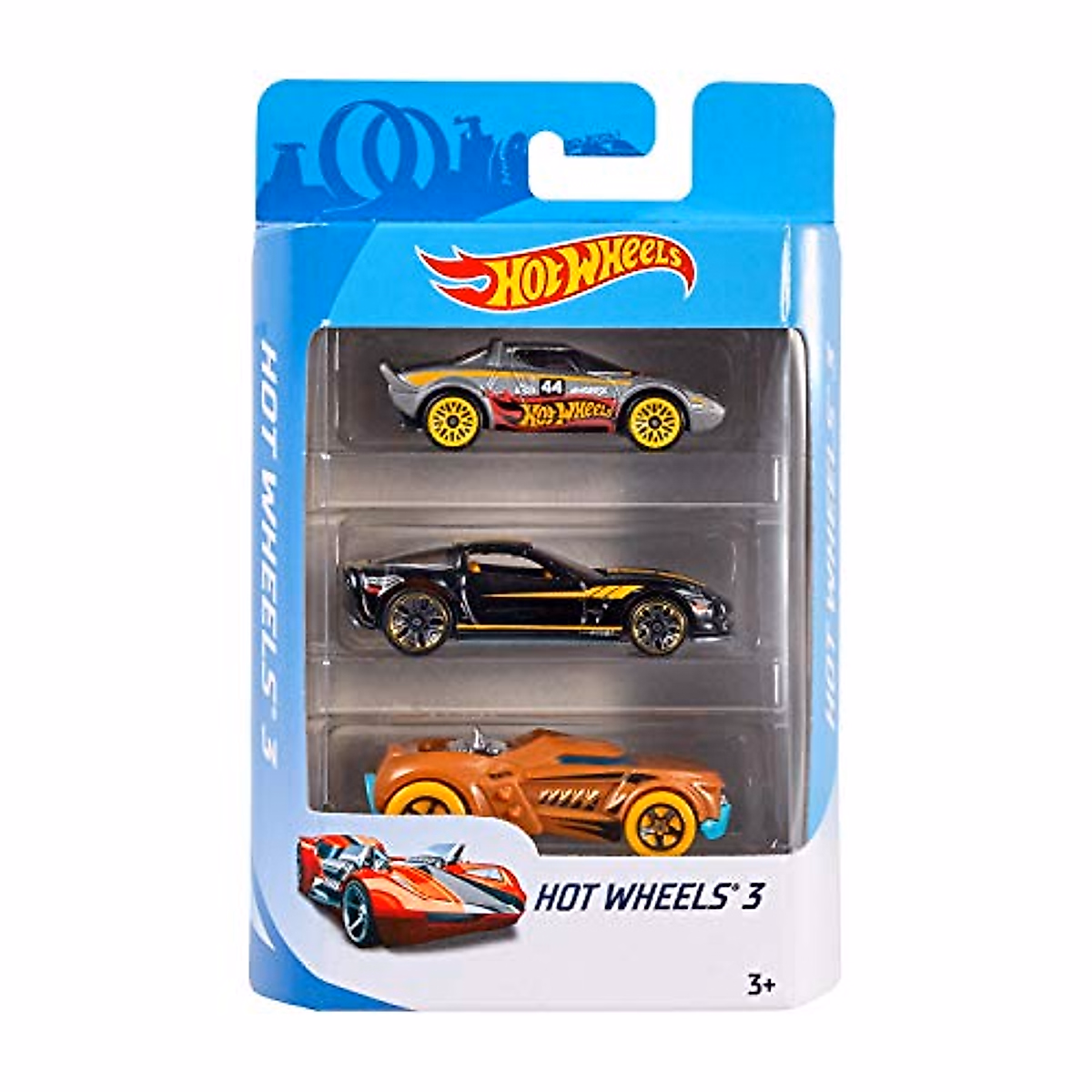 Hot Wheels K5904 Basic Car Assortment 3 Pack