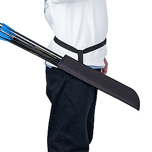 TOPARCHERY Archery Back Arrow Quiver Holder Youth Quiver Compact Lightweight Hunting Quiver Recurve Arrow Quiver Arrow Bag