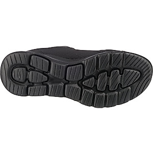 Skechers mens Gowalk 5 Qualify - Athletic Mesh Lace Up Performance Walking Shoe Sneaker, Black, 12 US