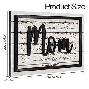 Gifts for Mom - Mom Gifts from Daughter Son, Birthday Gifts for Mom, Christmas Gifts, Mothers Day Gifts, Christian Gifts for Mom, Religious Gifts for Women, Proverbs 31:25-30