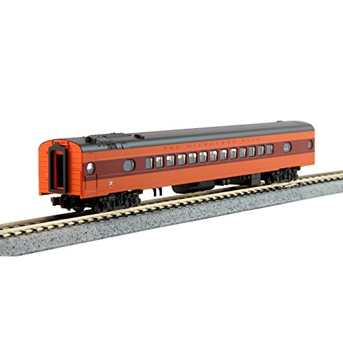 Kato USA Model Train Products N Milwaukee Road Olympian Hiawatha 9-Car Set Passenger Car Set