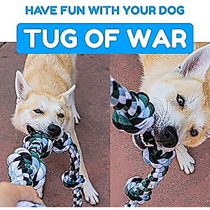 Giant Dog Rope Toys for Extra Large Dogs - 42 Inch, 6 Knot Tough Rope Chew Toys for Large Dogs - Benefits Non-Profit Animal Rescue - Indestructible Dog Toy for Aggressive Chewers and Large Dog Breeds