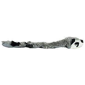 Hyper Pet Critter Skinz Raccoon Stuffless Dog Toy, Medium