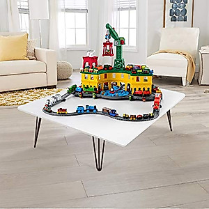 Thomas & Friends Toy Train Set, Super Station, Extra Large Race Track with Motorized Thomas, Diecast Percy & MINIS James for Ages 3+ Years
