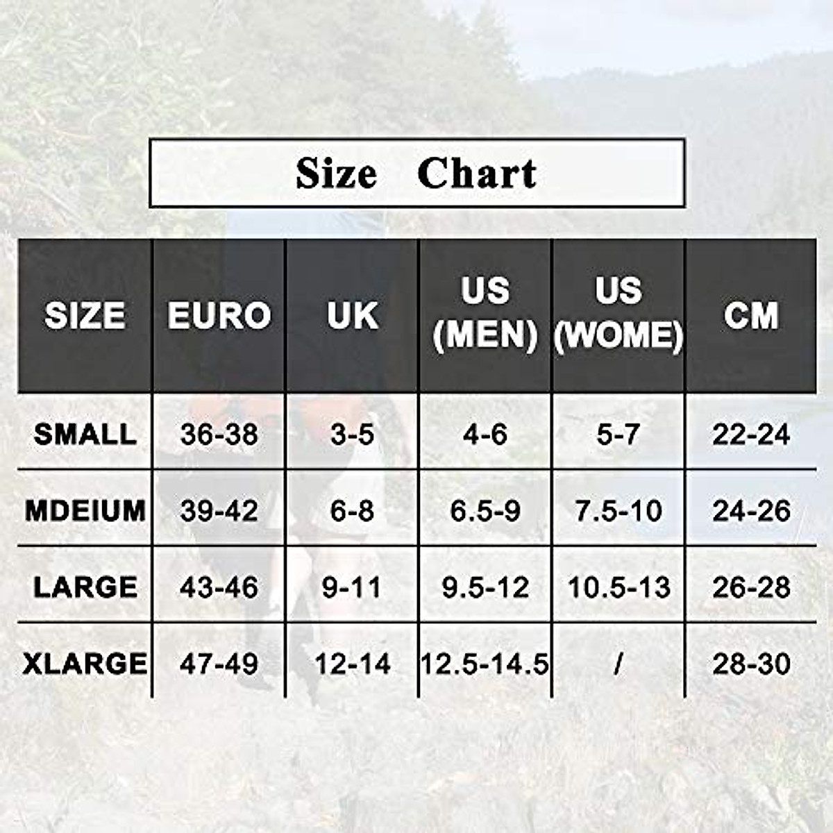 MEIKAN Waterproof Hiking Socks for Men Women, Wading Outdoor Seamless Ankle Cool Pro Mountain Socks 1 Pair (Multicolor, Medium)