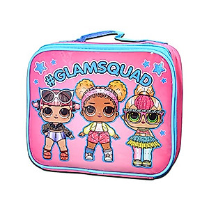 LOL Doll Backpack With Lunch Box For Girls - 5 Pc Bundle With 16 inch Lol Dolls School Bag, Lunch Bag, Animal Stickers, and More For LOL School Supplies (Lol Dolls Activity Set)