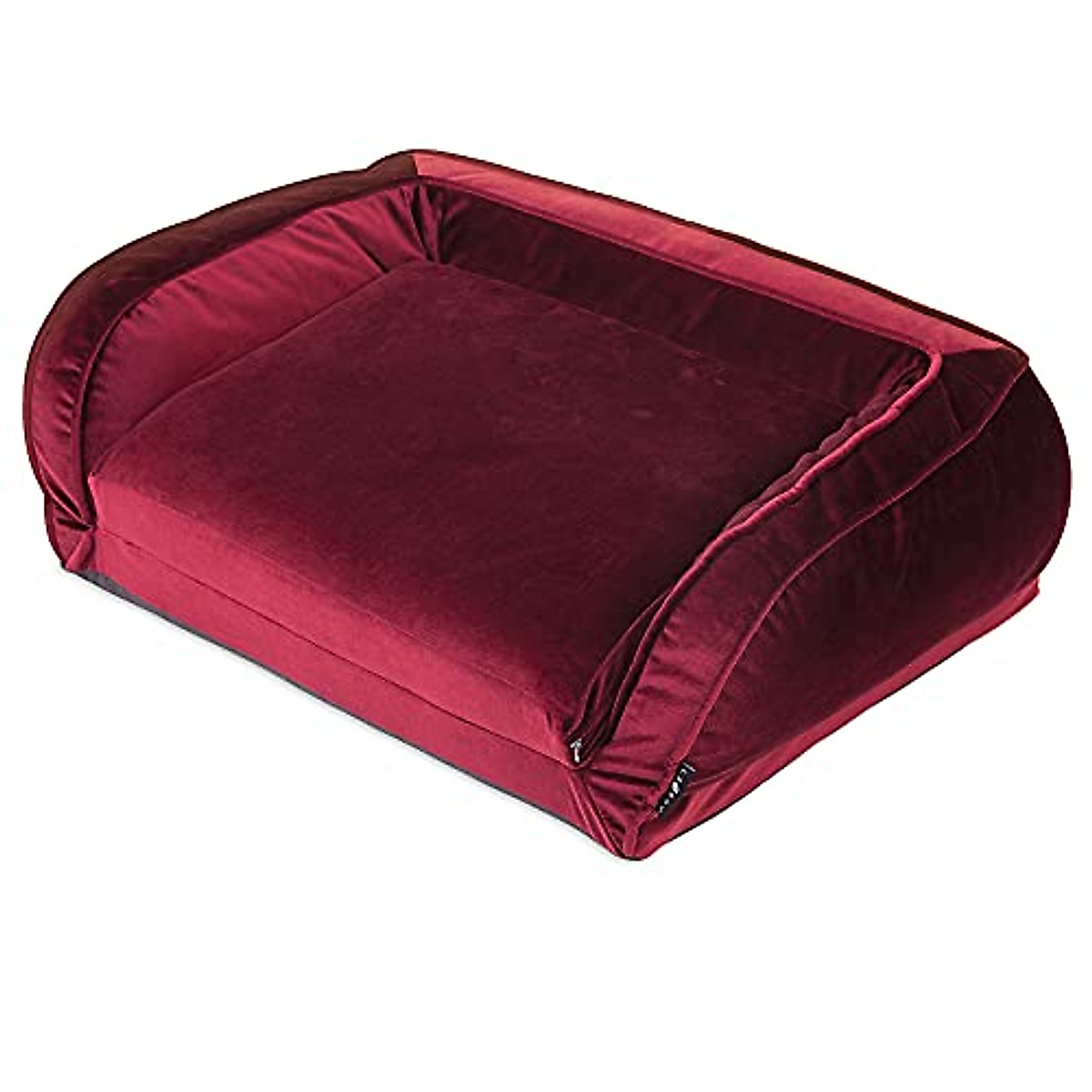 Petmate La-Z-Boy Duchess Fold Out Sofa Pet Bed in Merlot for Small, Medium and Large Dogs Up to 100 Pounds. 38 Inches x 29 Inches