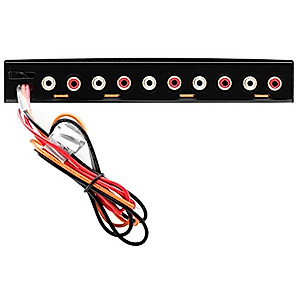 BOSS Audio Systems AVA1210 7 Band Pre-Amp Car Equalizer with Gold-Plated Front Rear and Subwoofer Outputs