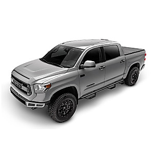N-Fab Nerf Steps | Gloss Black, Wheel-to-Wheel w/ Bed Access | T0792QC-6 | Fits 2007-2021 Toyota Tundra Double Cab 6.5' Standard Bed, SRW Gas