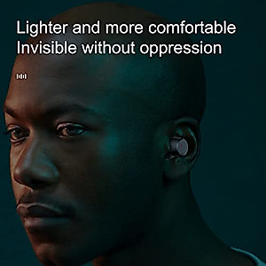 Onlyliua Wireless Bluetooth Headset, Power Display, Intelligent Noise Reduction HiFi Sound Quality, IPX7 Waterproof, Mobile Phone Can Be Charged, for Sport, Gaming