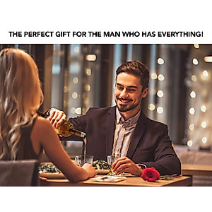 flybold Whiskey Glass Set Whiskey Stones Gift Set Whiskey Rocks Best Man Gifts for Wedding with 8 Stainless Steel Ice Cubes for 3X Faster Cooling 2 Glasses Gift Packing