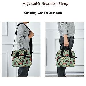 Glaphy Raccoon Cartoon Lunch Bag Insulated Lunch Box Tote Food Container Meal Prep Cooler Handbag