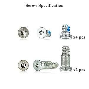 GogoFix Pentalobe Bottom Screw and Screwdriver Repair Kit Compatible with Retina 13” Touch Bar A1706, A1989 and A2159 (Silver)