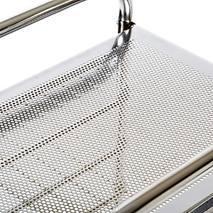 Seville Classics Large 10-Drawer Multipurpose Mobile Rolling Utility Storage Organizer Cart, Frost White