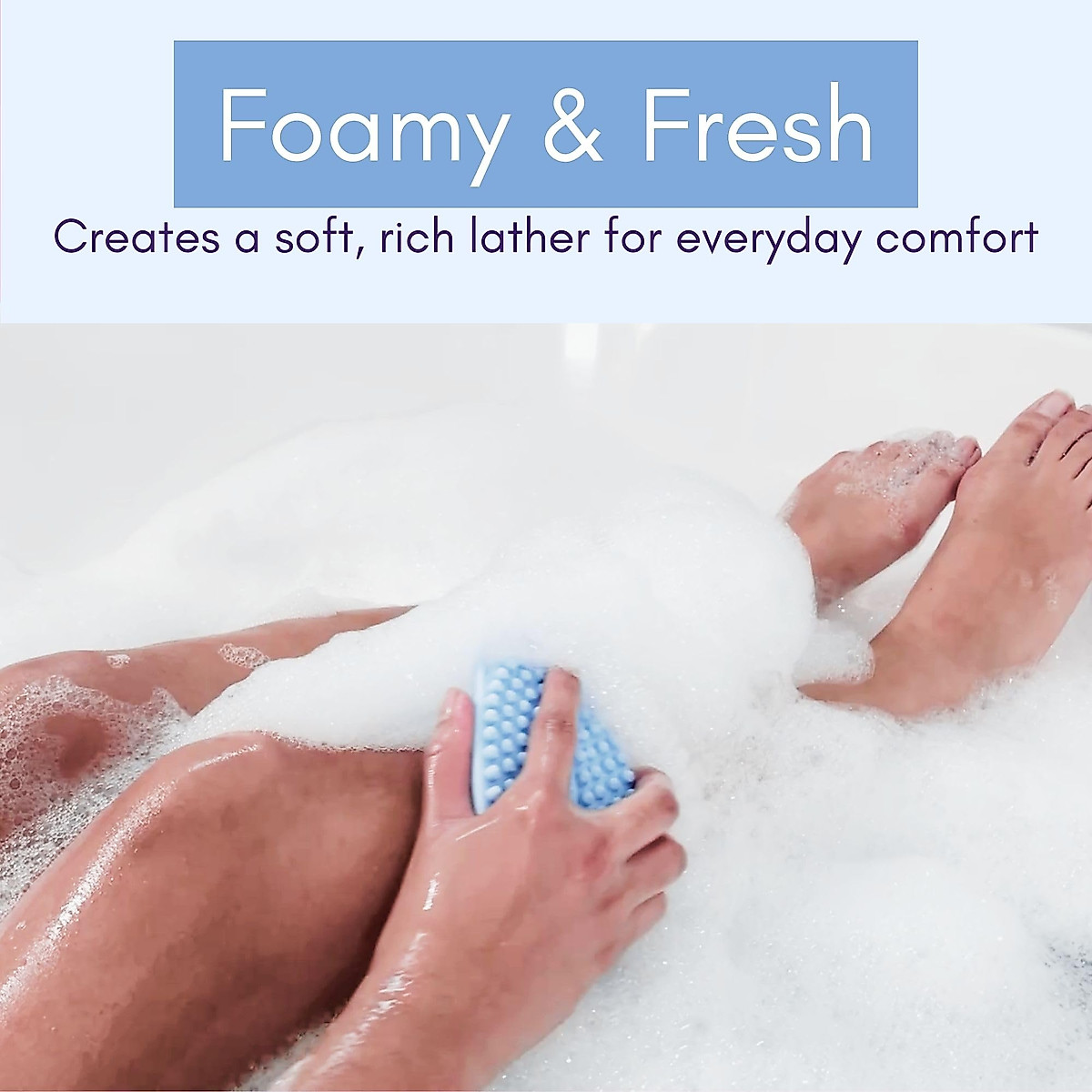 Avilana Silicone Body Scrubber – Dual-Sided Silicone Loofah for Shower, Body Scrubber for Men & Women, Gentle Loofa Alternative, Easy-to-Clean Silicone Body Scrubber Exfoliator