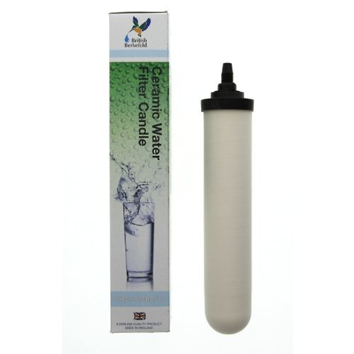 British Berkefeld® Gravity Water Filter with four 7" Super Sterasyl™ Ceramic Water Filter Elements