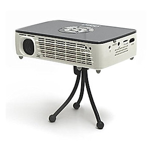 AAXA P450 Pico/Micro Projector with LED, WXGA 1280x800 Resolution, 450 Lumens, Pocket Size, HDMI, Mini-VGA, 15,000 Hour LED Life, Media Player, DLP Projector